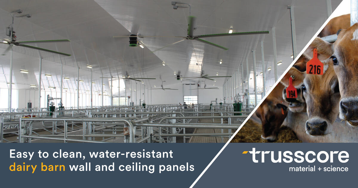 Dairy Board Panels & Milking Parlour Cladding - Trusscore