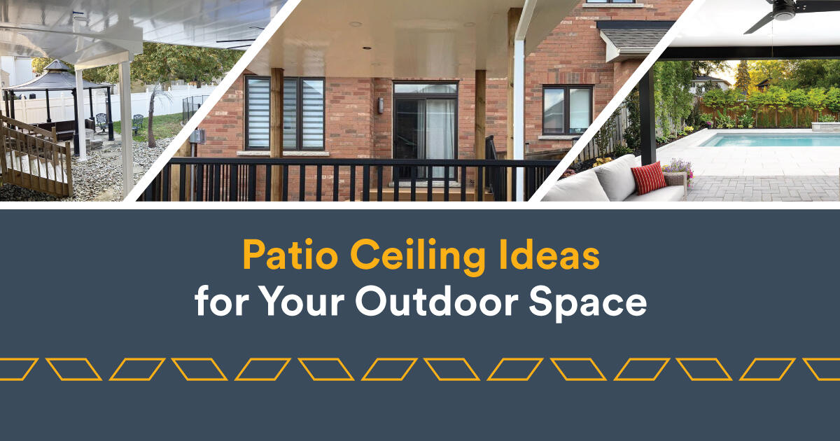 7 Patio Ceiling Ideas for Your Outdoor Space - Trusscore