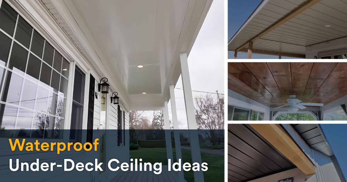 Waterproof Underdeck Ceiling Systems & Ideas - Trusscore
