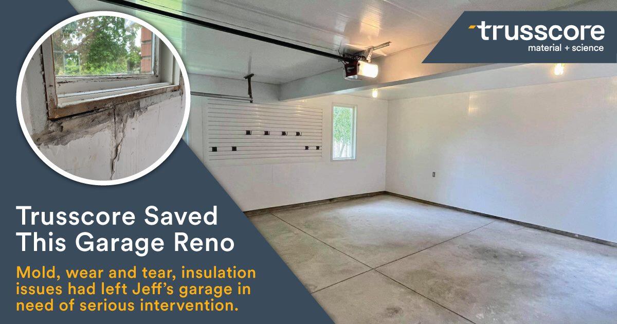 Two-Car Garage Renovation with Trusscore - Trusscore
