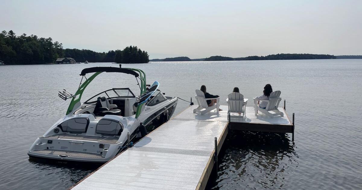 Lake Muskoka Boat Dock - Trusscore